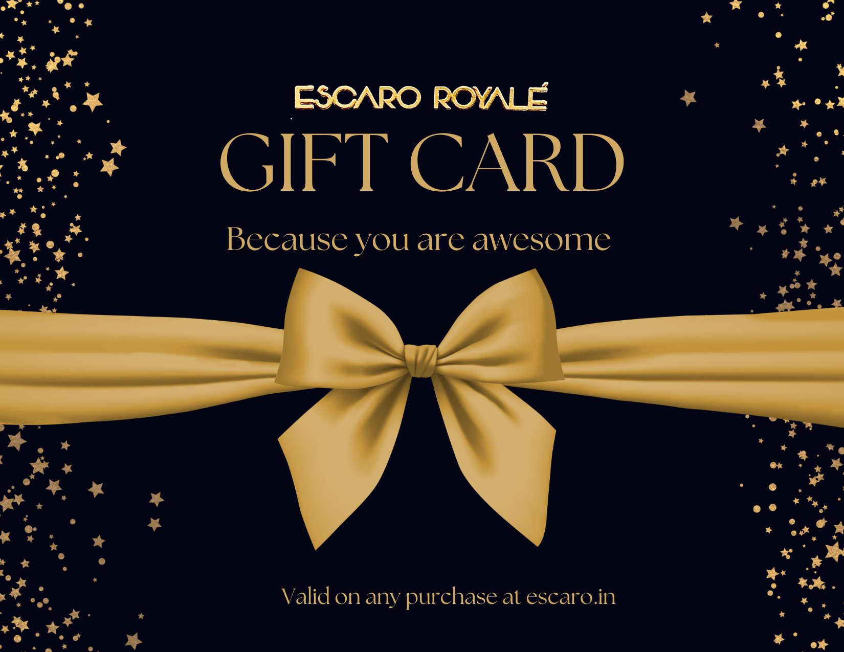 Escaro Royale Gift Card - The Perfect Gift for every occasion